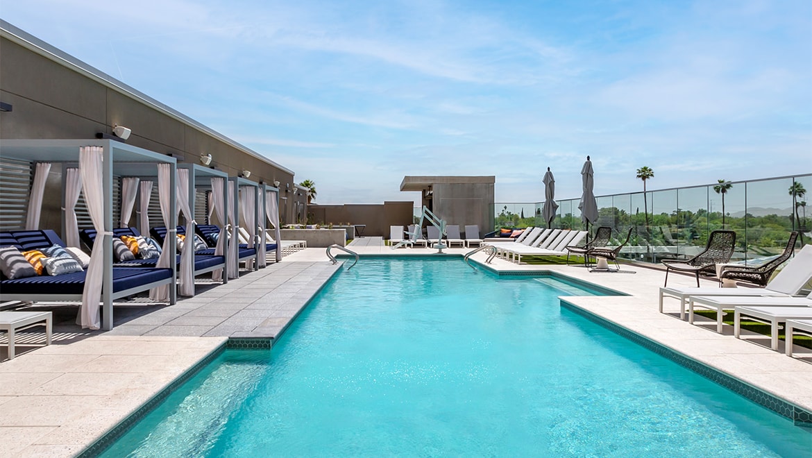 Downtown Tempe Hotel Pools | Omni Tempe Hotel at ASU