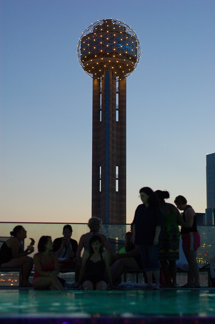 Omni Dallas sunset - Unpacked